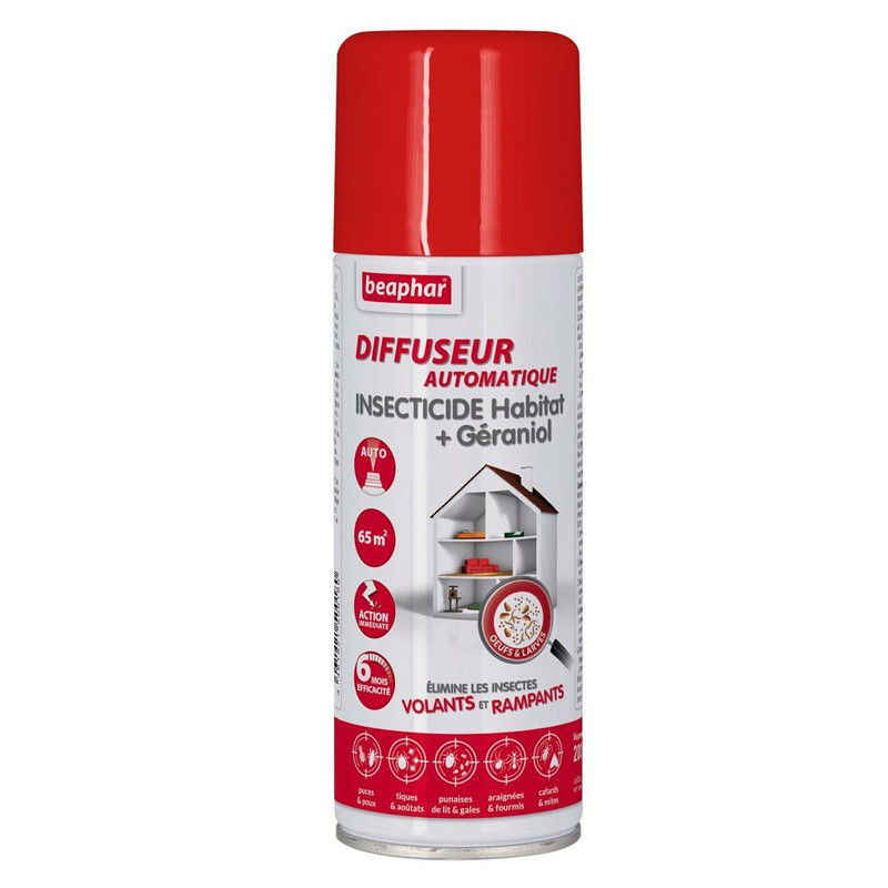 Diffuseur automatique insecticide Habitat 200ml Beaphar