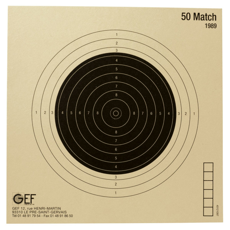Cibles & réglages | Entraînement, test et précision de tir