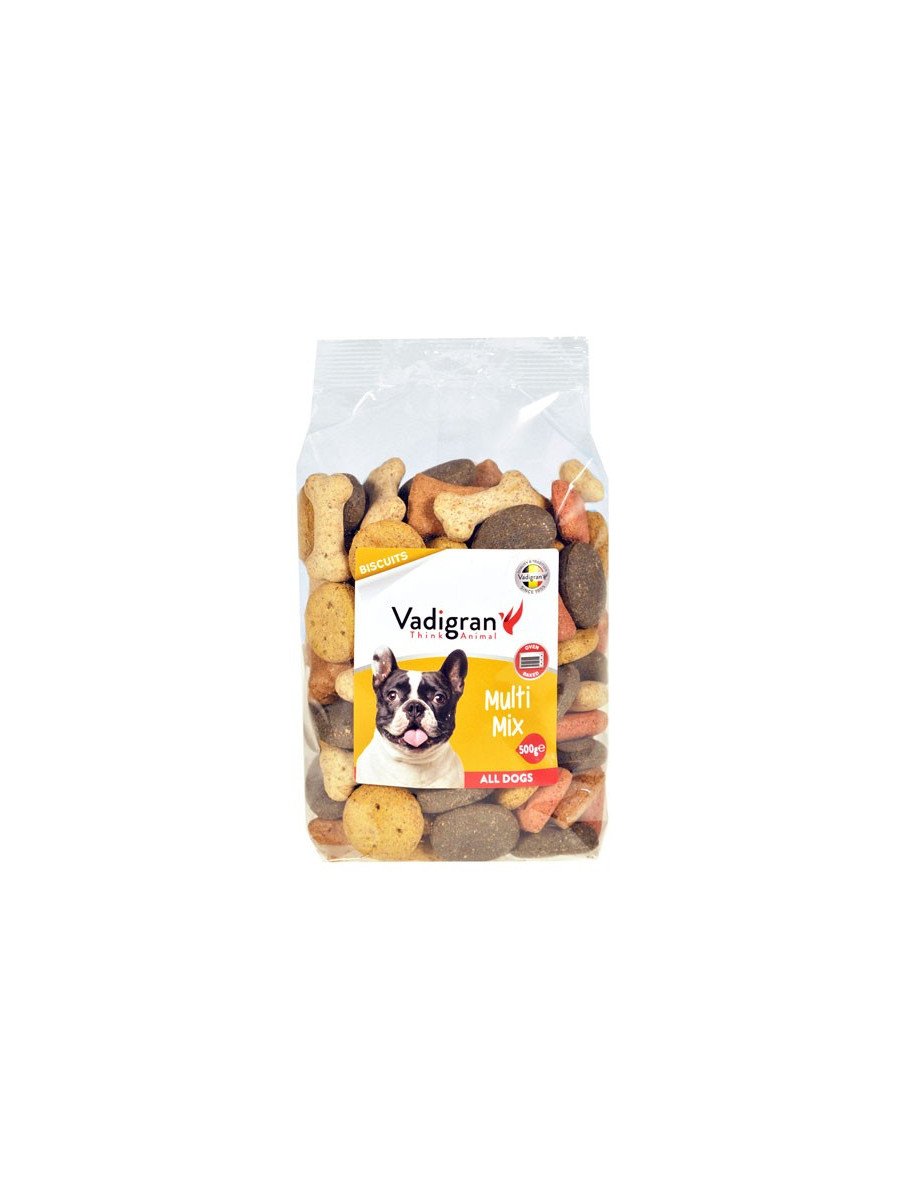 Snack chien biscuits Multimix 500g Vadigran