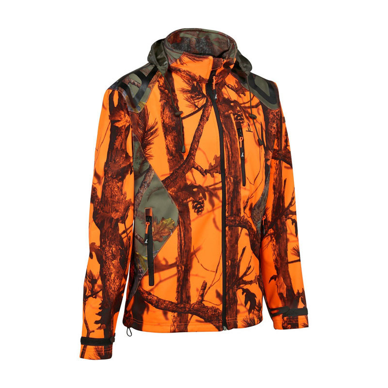 Blouson Softshell GhostCamo Blaze&Black Percussion