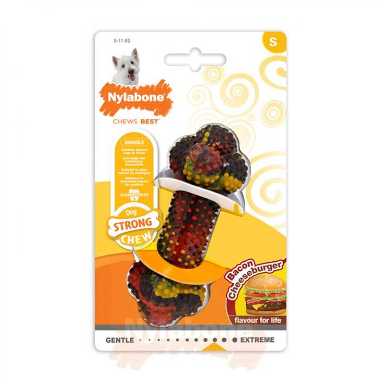 Os en caoutchouc Rubber Bone Nylabone - Friandise chien