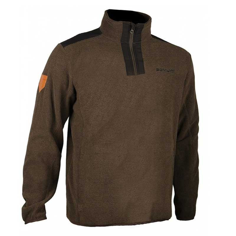 Pull col montant zippé Somlys - Vêtement chasseur